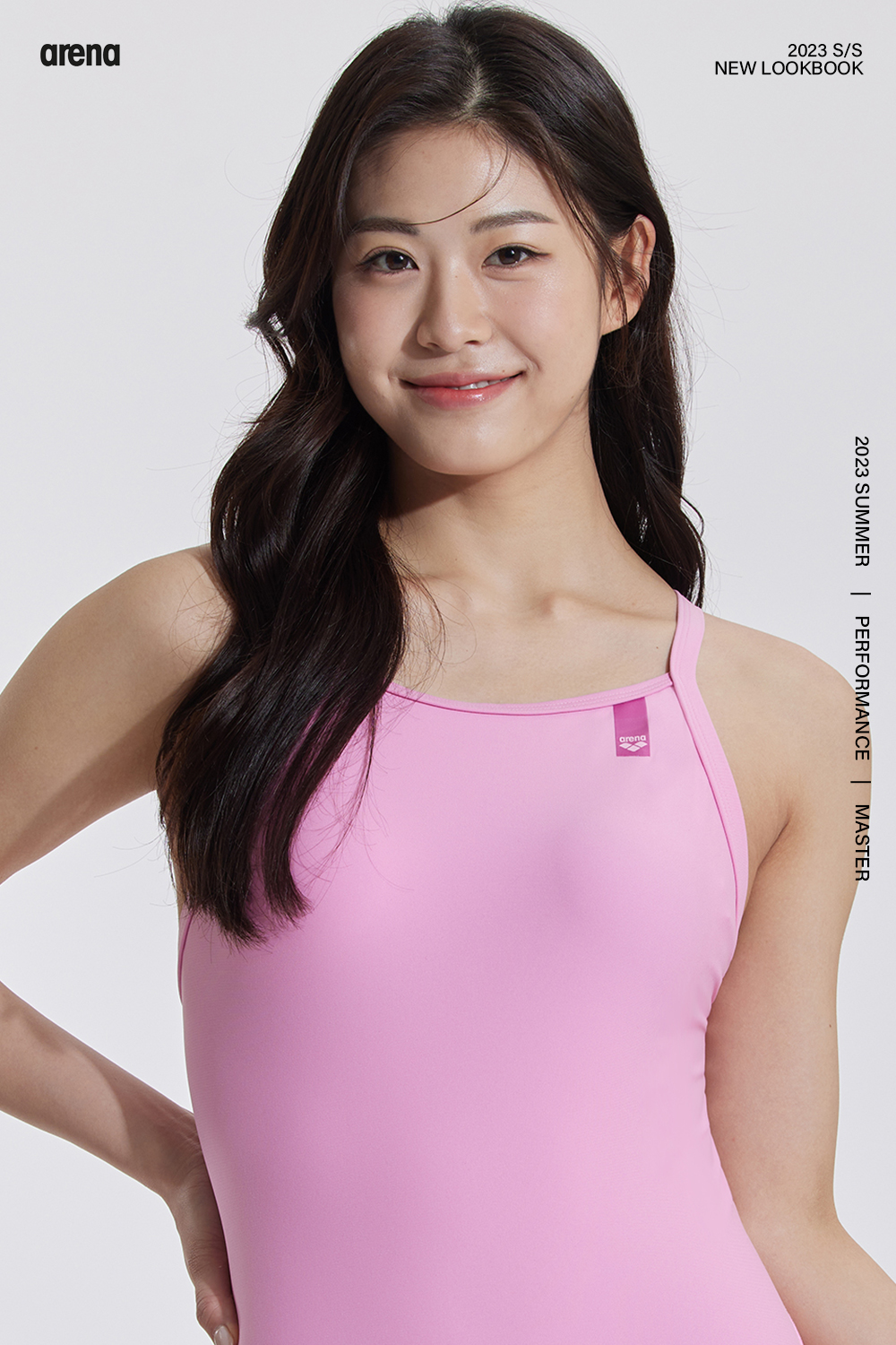 [아레나공식] 에이드 선수 원피스 테크백 A3BL1CO61PNK - 현대Hmall