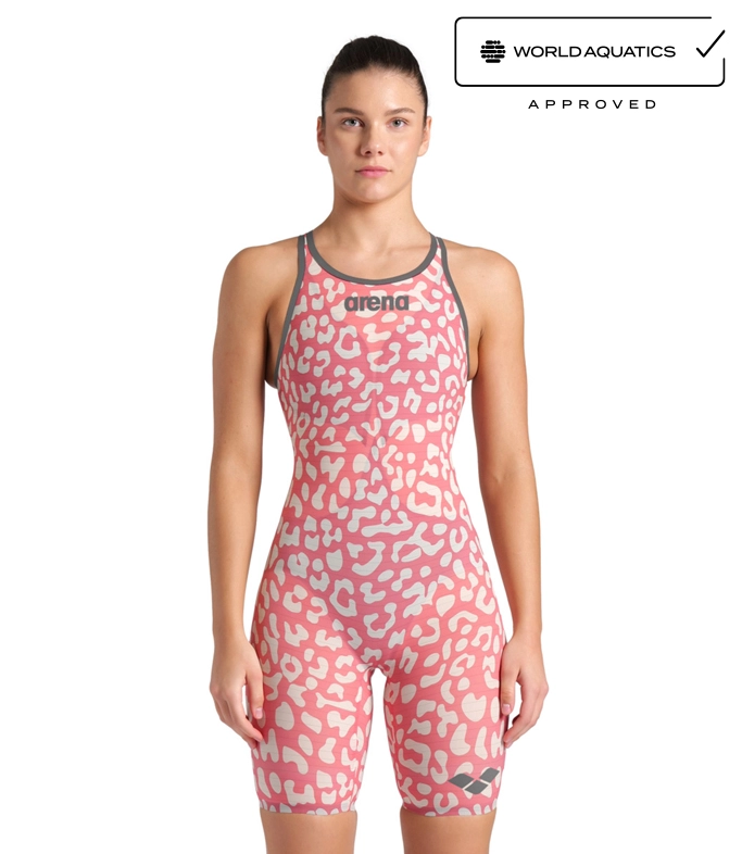 레오파드 스킨 에디션 파워스킨 카본에어2 반신 오픈백 | 아레나코리아